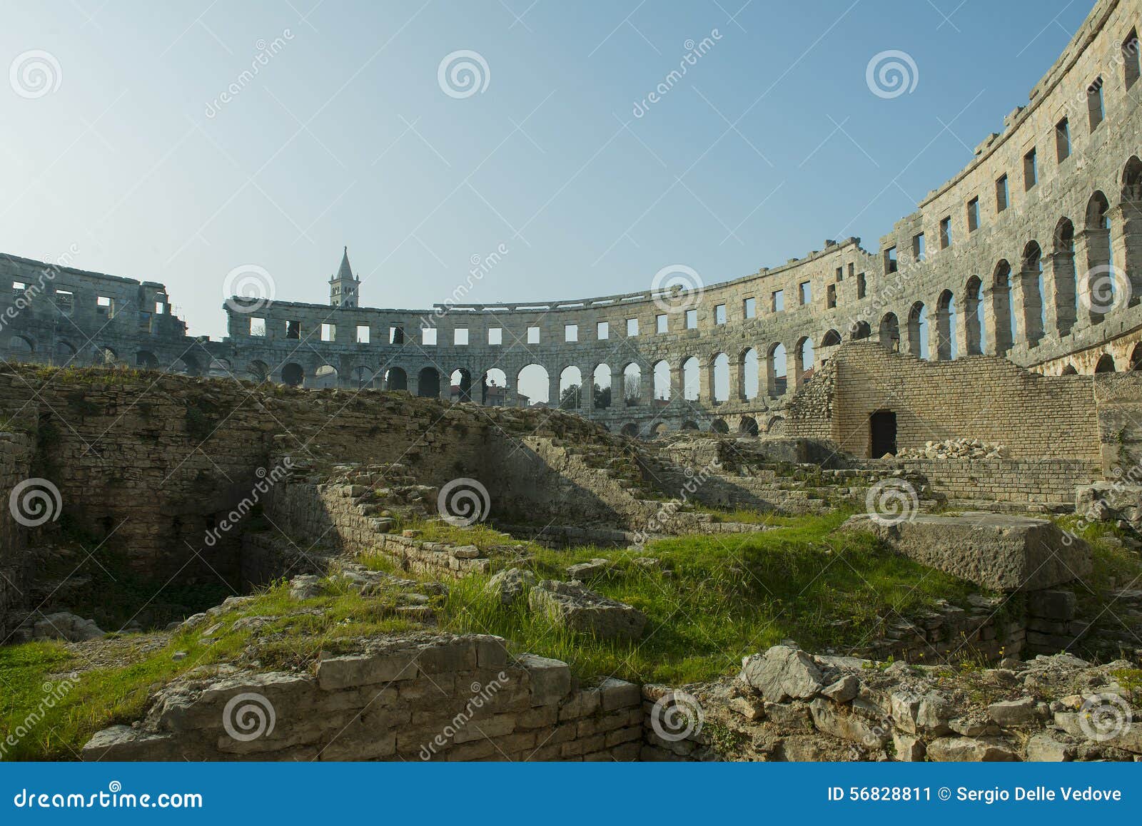 Roman Arena editorial photo. Image of ancient, arena - 56828811