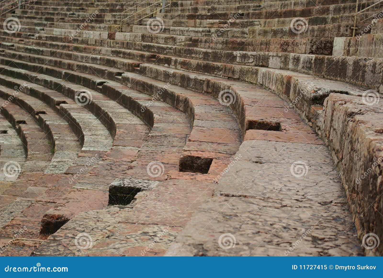 Roman arena seating stock image. Image of construction - 11727415