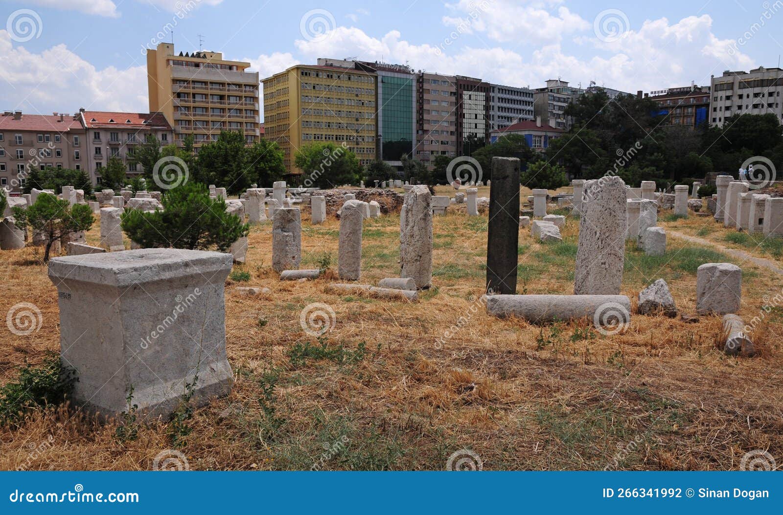 Roman Bath - Ankara Turkey stock photo. Image of grave - 266341992