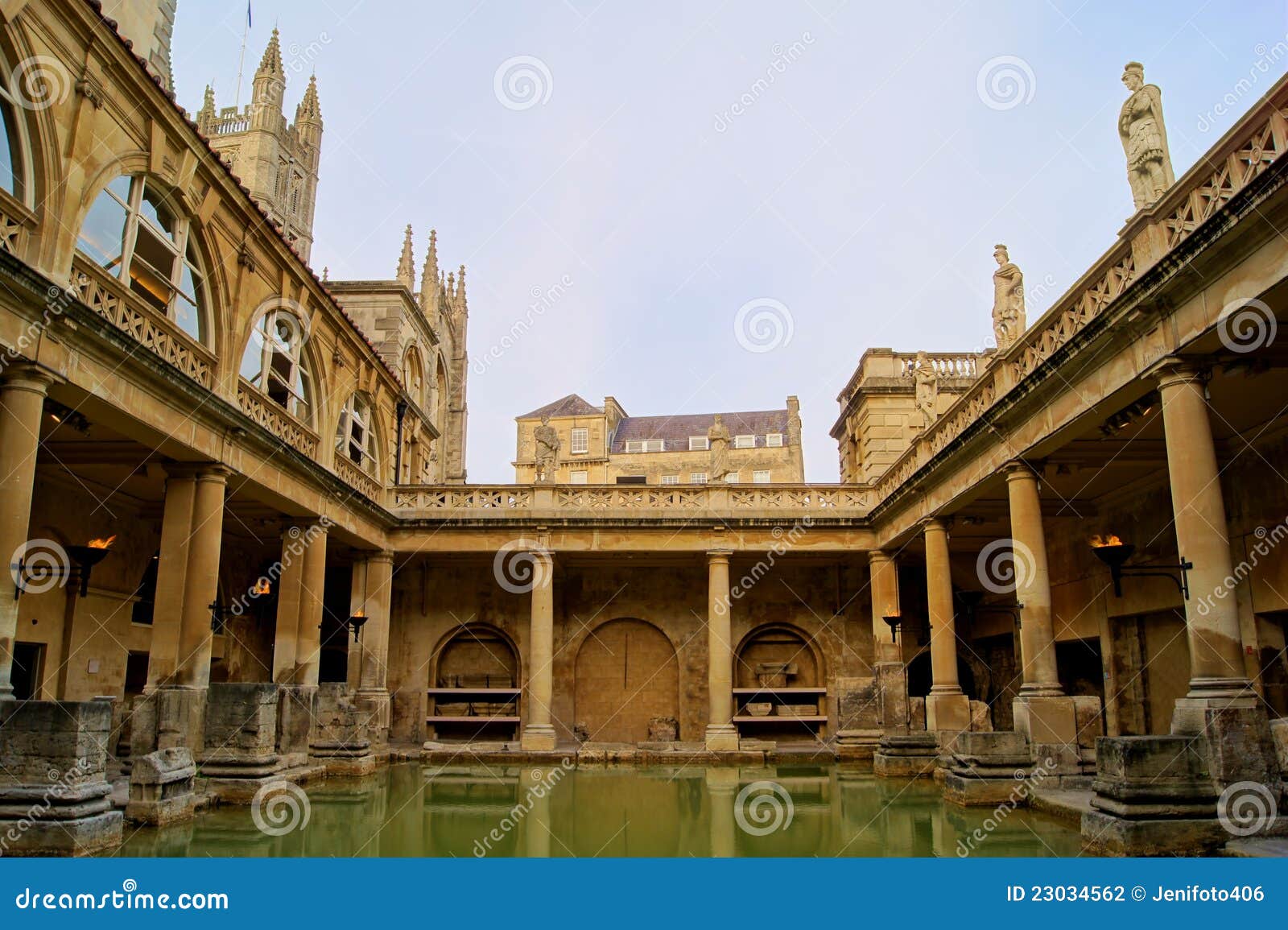 Roman Baths stock photo. Image of medieval, kingdom, religion - 23034562