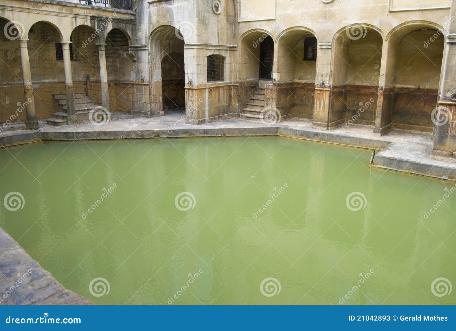 Roman Baths And Grand Pump Room Known As Aquae Sulis In Bath, Somerset ...