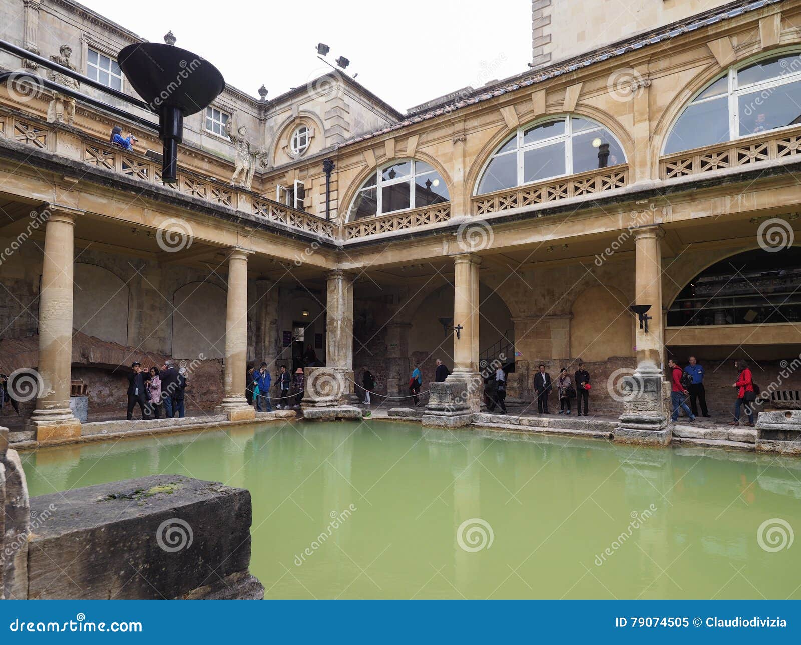Roman Baths in Bath editorial image. Image of swimming - 79074505