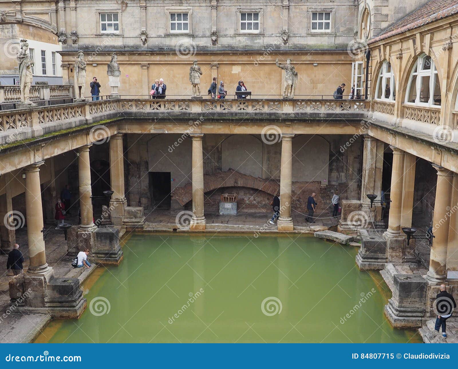 Roman Baths in Bath editorial image. Image of pool, ancient - 84807715
