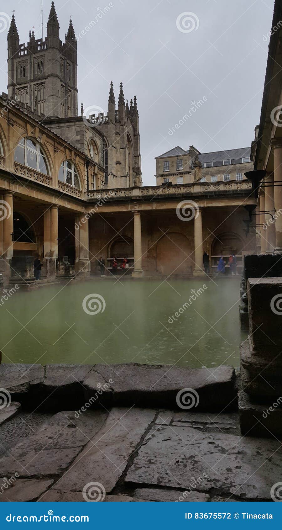 Roman baths interior pool editorial photography. Image of baths - 83675572