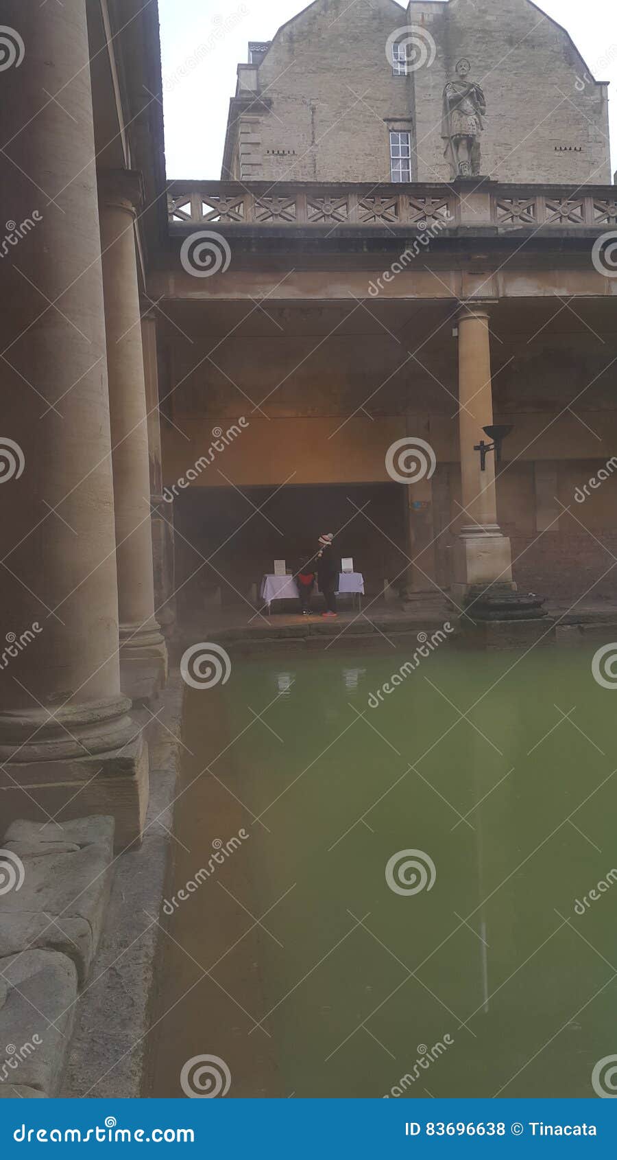Roman baths interior pool editorial stock photo. Image of church - 83696638