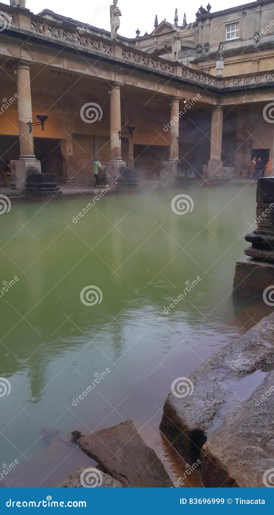 Roman baths interior pool editorial stock image. Image of treatment ...