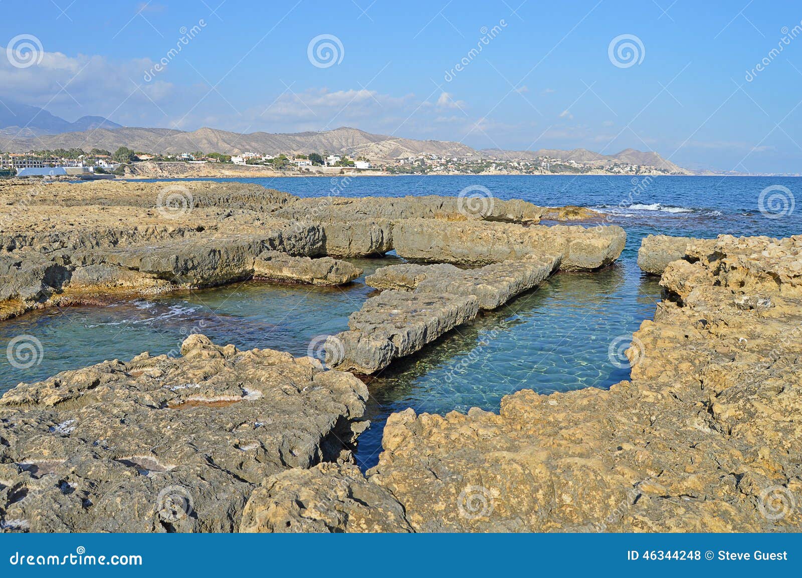 Roman Baths in the Sea stock photo. Image of bathing - 46344248