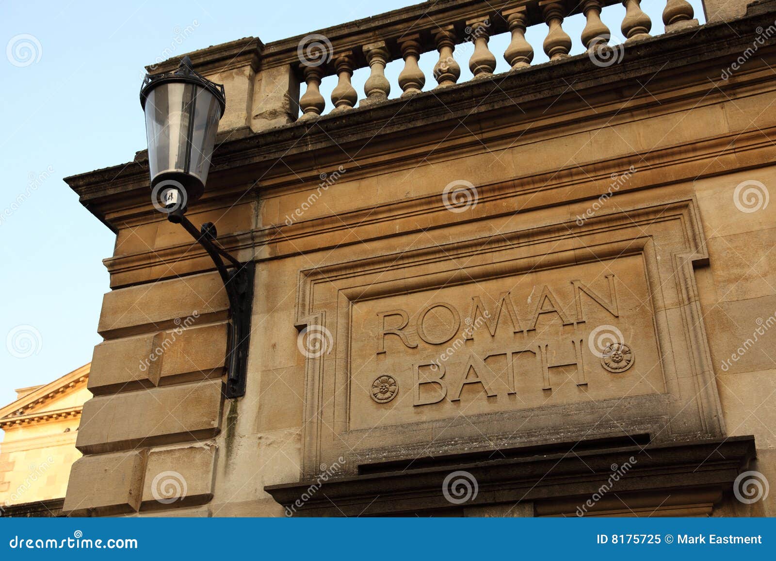 Roman baths sign in Bath stock image. Image of historic - 8175725