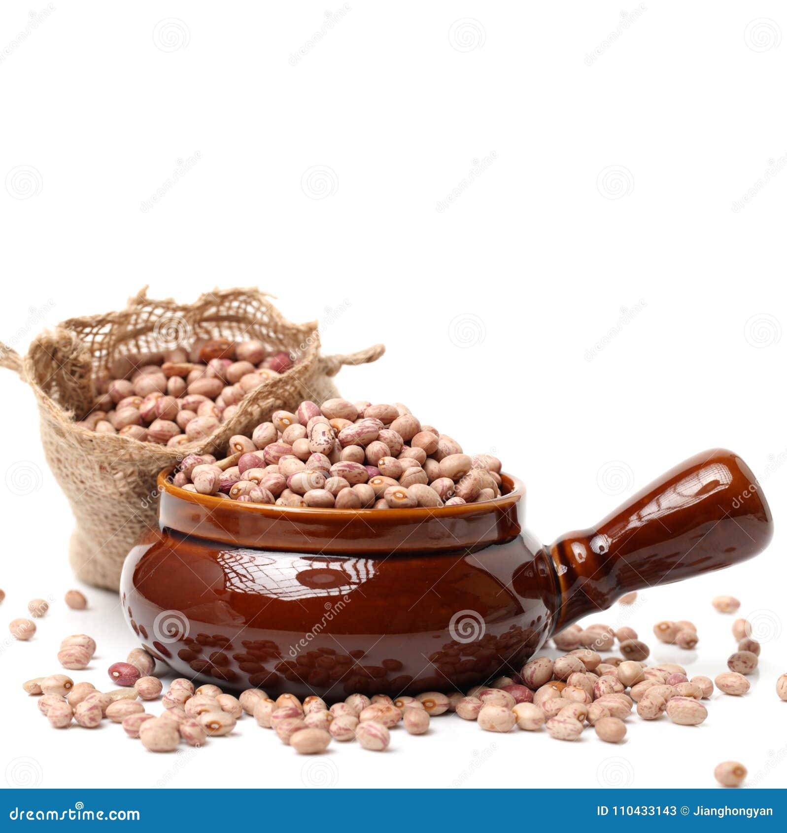 Roman bean stock image. Image of sack, macro, legume - 110433143