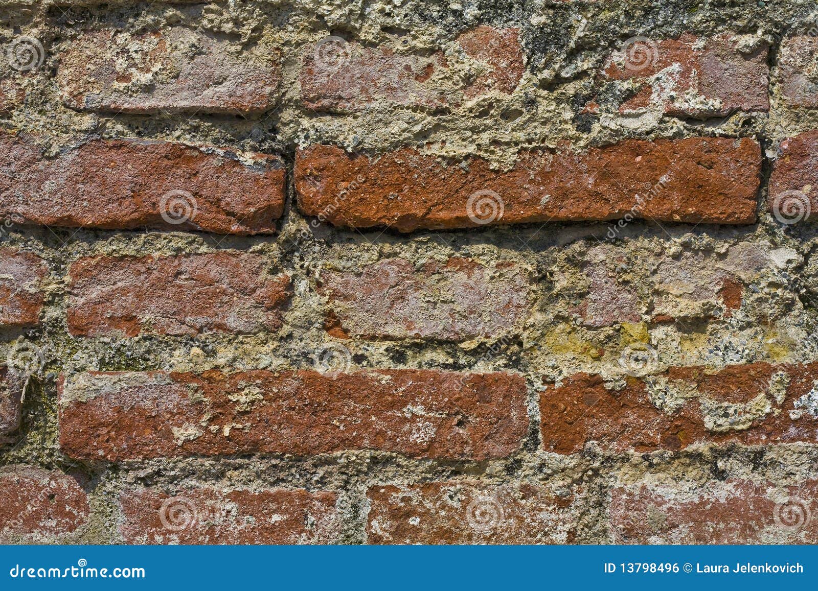 Roman brick wall stock photo. Image of history, ancient - 13798496