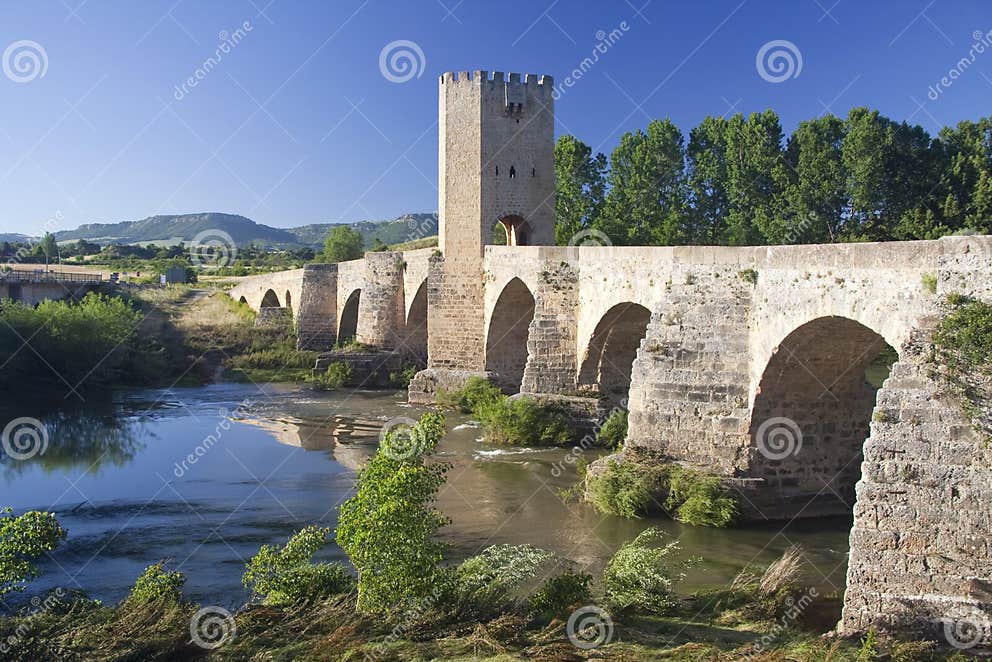 Roman bridge stock photo. Image of field, country, construction - 16054236