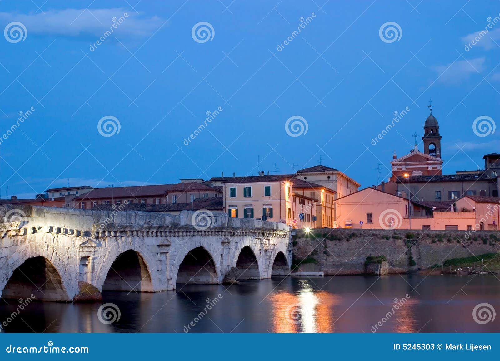Roman Bridge stock image. Image of urban, river, water - 5245303