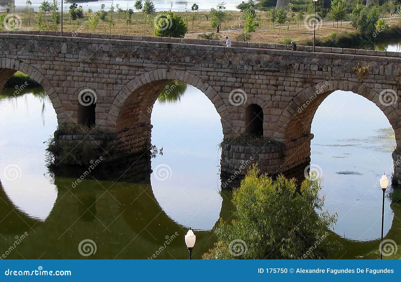Roman Bridge at Merida, Spain Stock Photo - Image of bridge, water: 175750