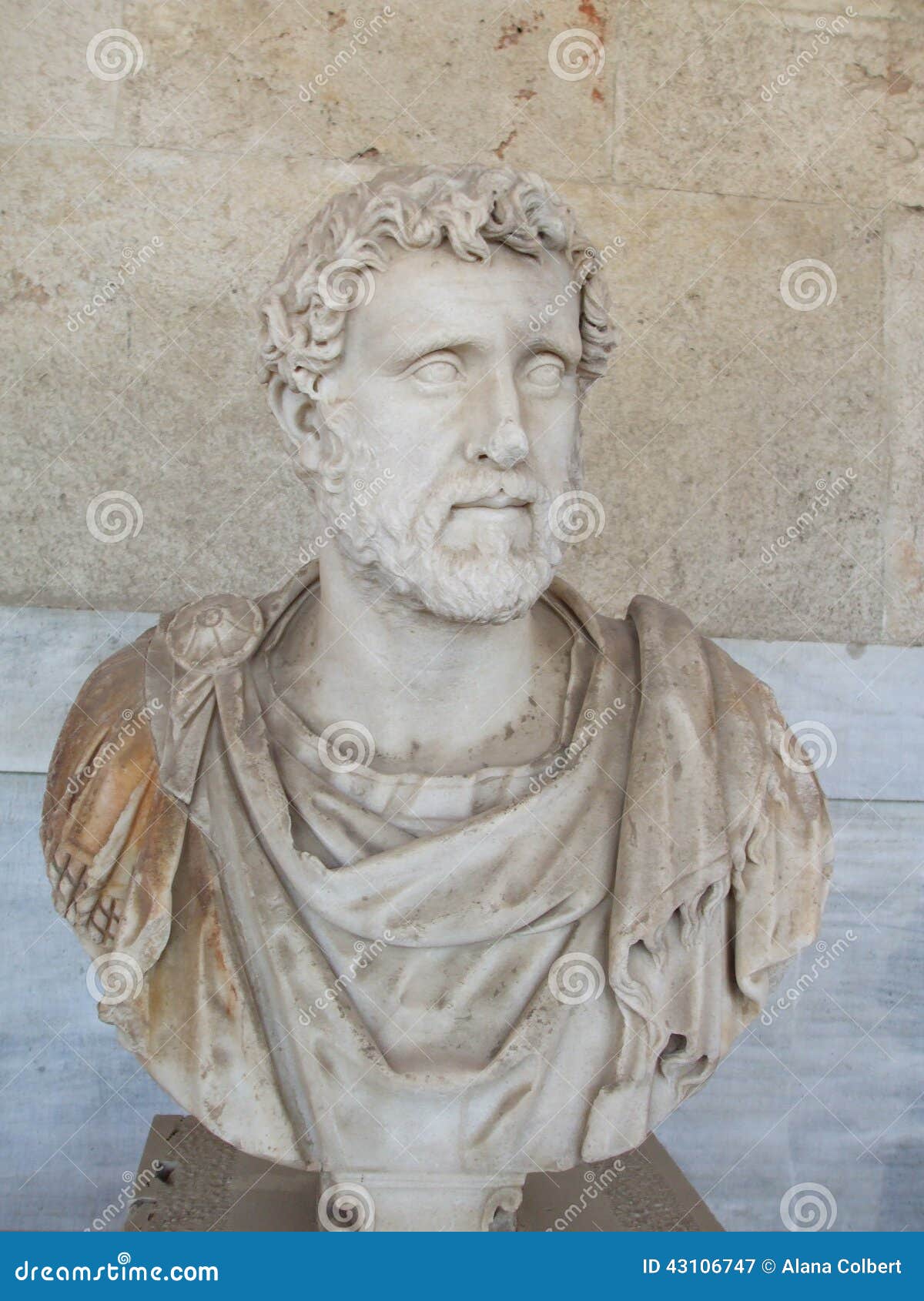 Roman bust stock image. Image of roman, travel, stonework - 43106747