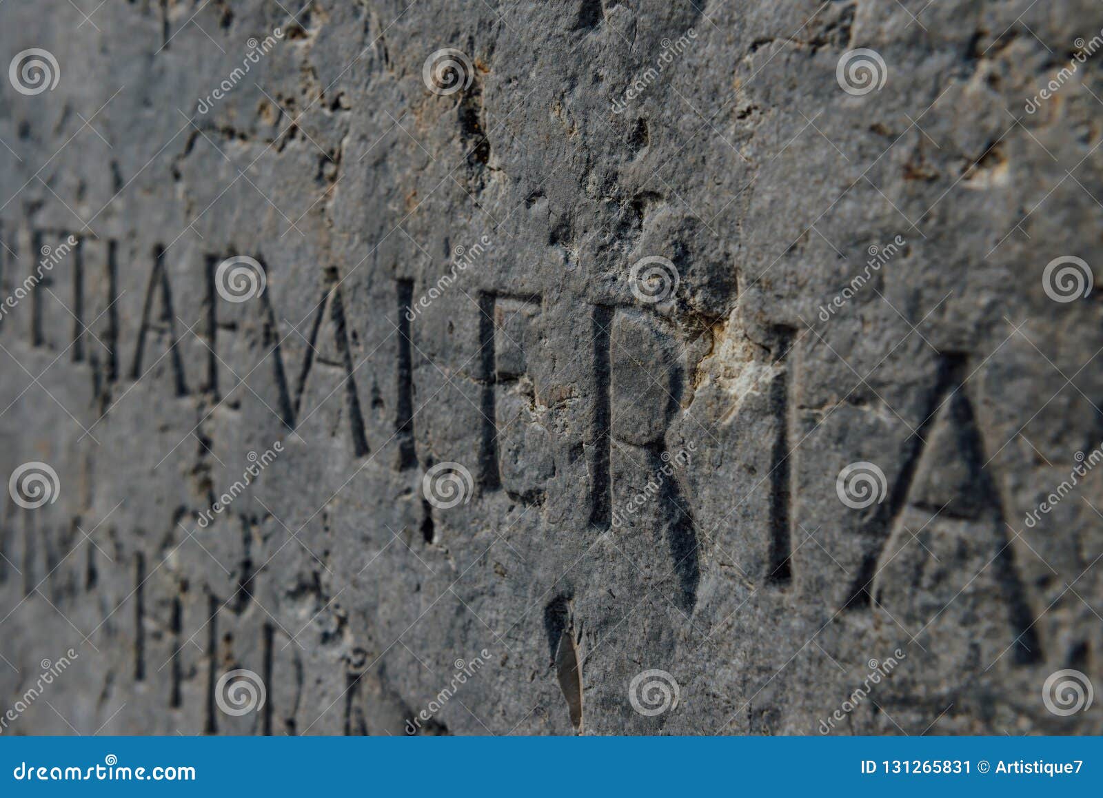 Roman Capital Letters on the Stone Stock Image - Image of ancient, form ...