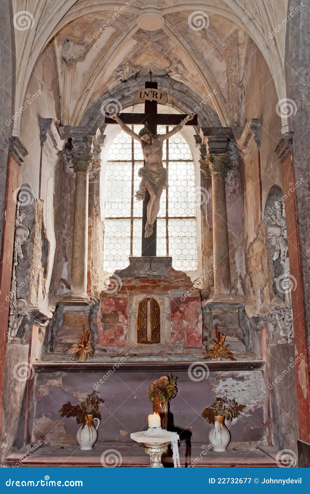 Roman Catholic Chapel Interior Stock Image - Image of christian, europe ...