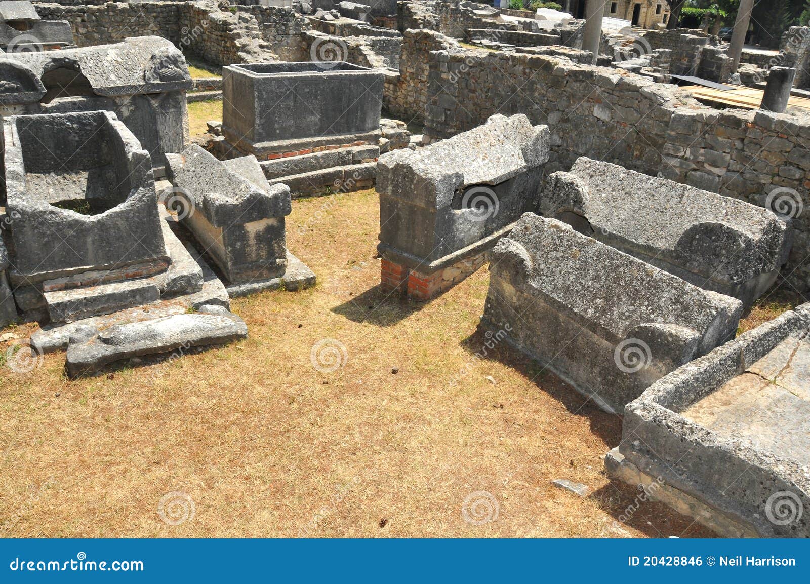 Roman cemetery stock photo. Image of dead, rome, column - 20428846