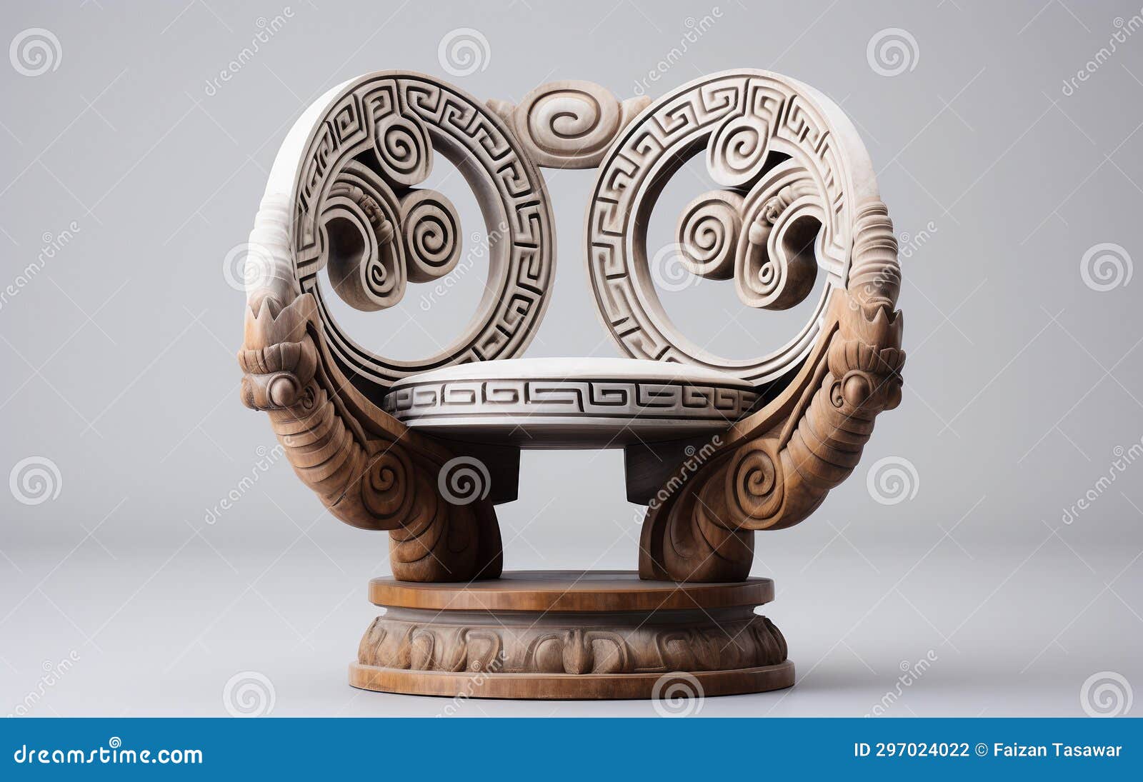 Roman Chair on Transparent Background -Generative Ai Stock Photo ...