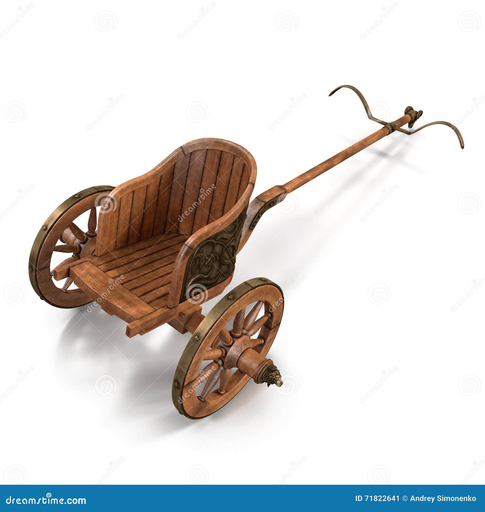 Roman Chariot Vintage Engraving Cartoon Vector | CartoonDealer.com ...