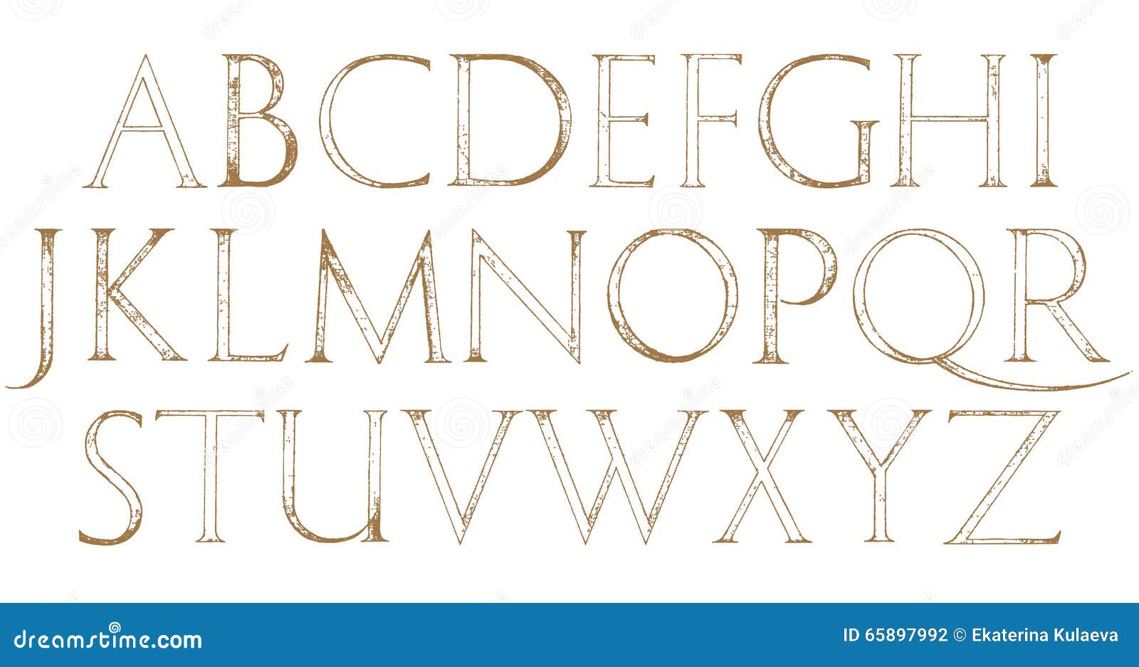 Roman Alphabet Geometry