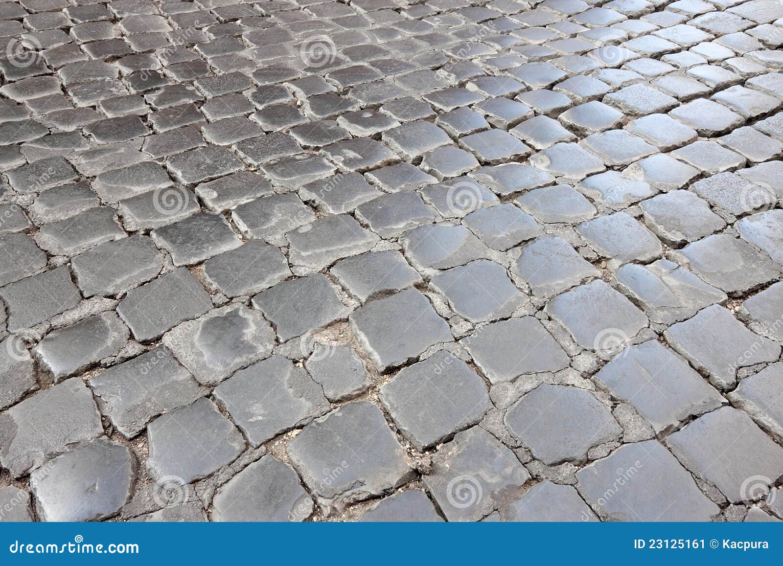 Roman Cobblestone Street stock image. Image of mediterranean - 23125161