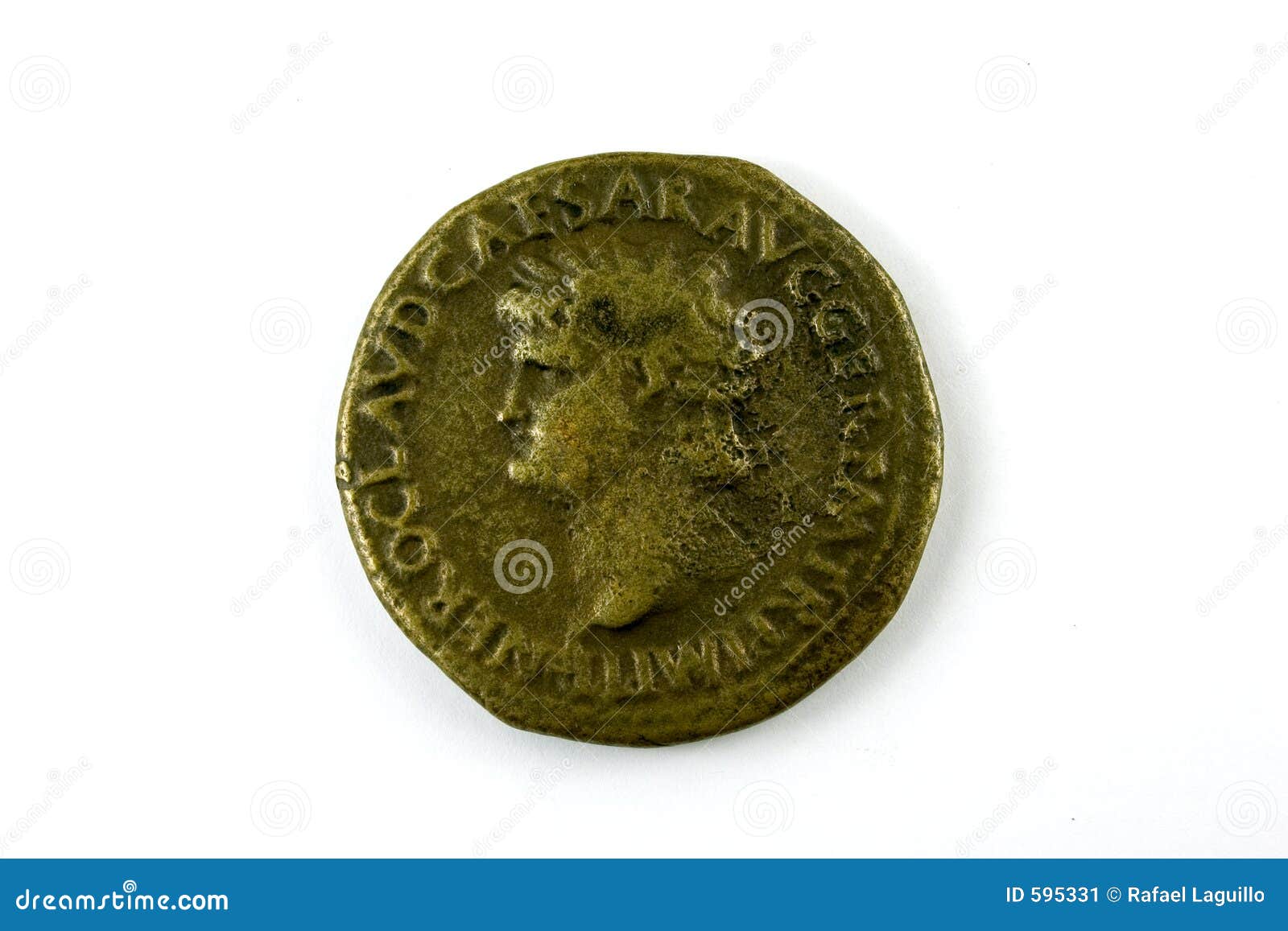 Roman coin of Nero stock image. Image of nero, rome, trade - 595331