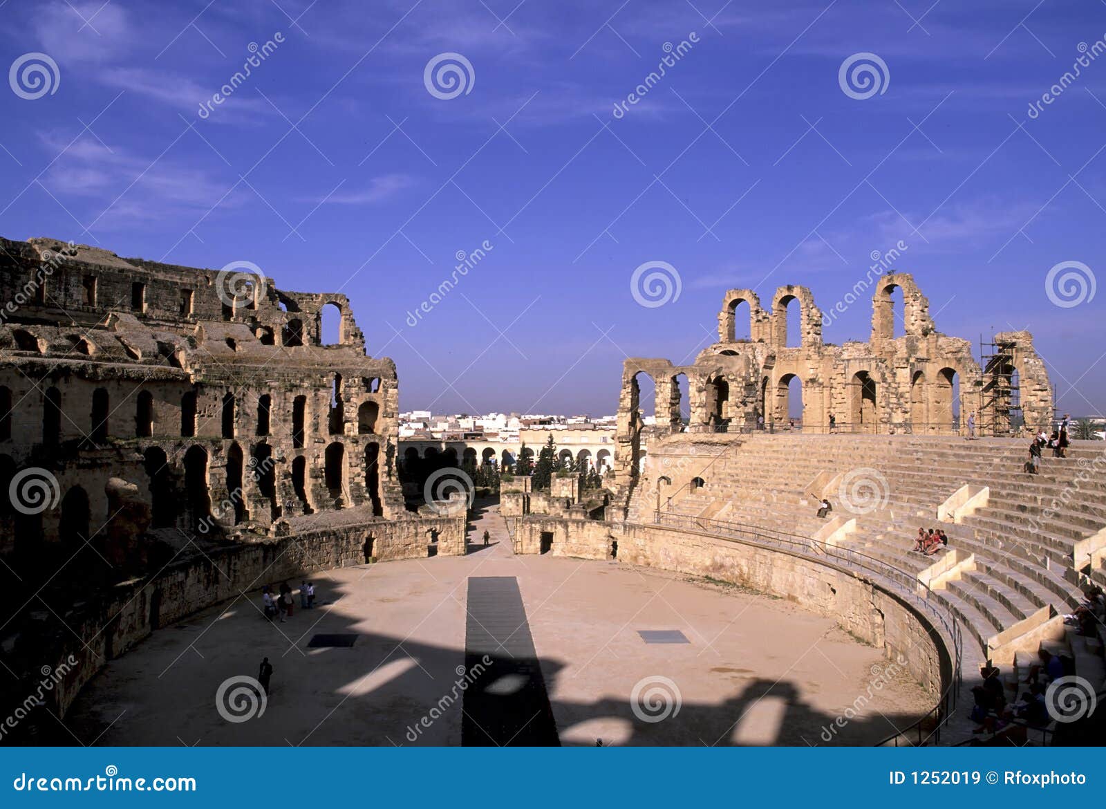 Roman Coliseum- El Djem, Tunisia Stock Image | CartoonDealer.com #9562819