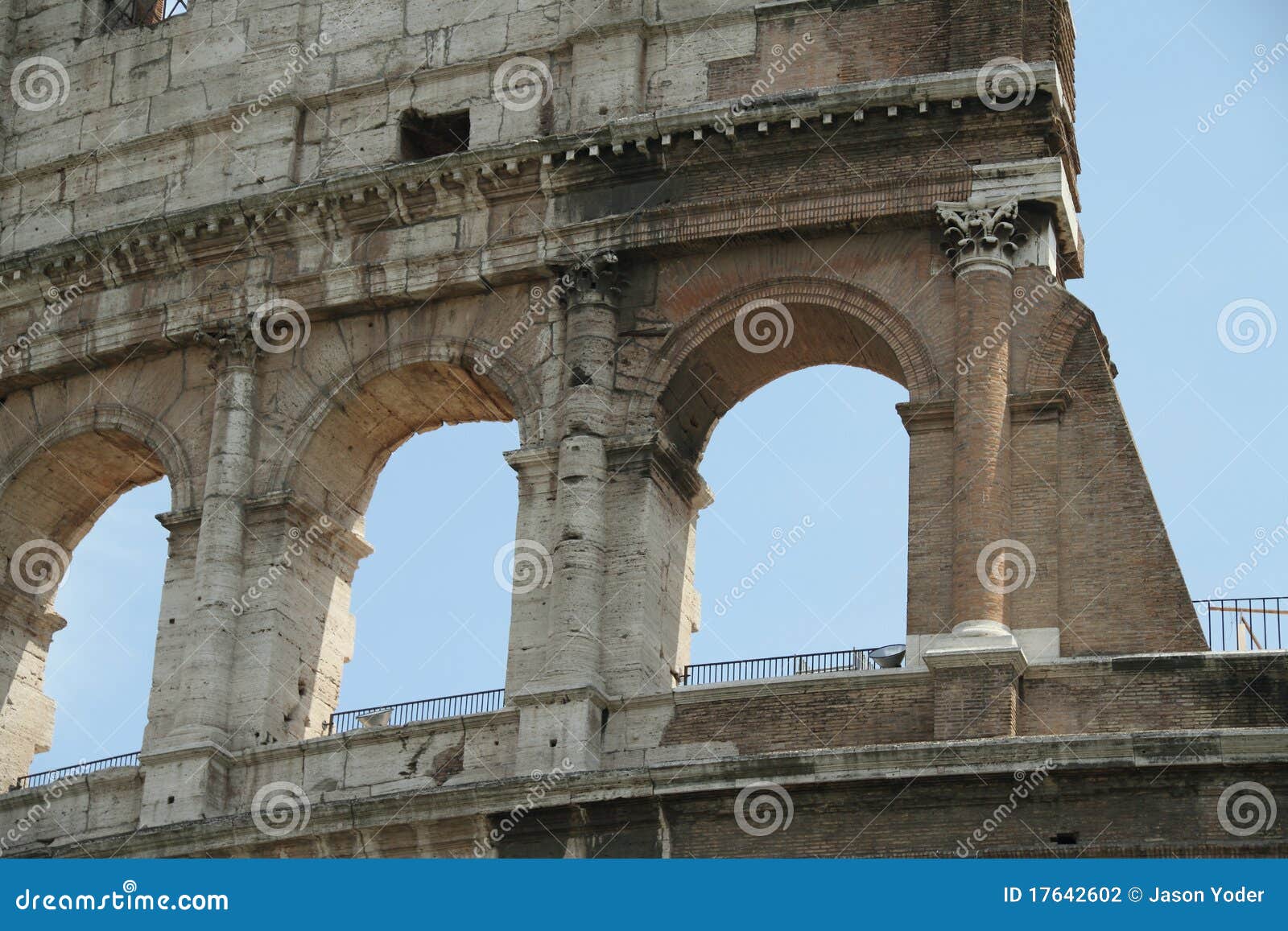 Roman Coliseum stock photo. Image of robust, seminal - 17642602