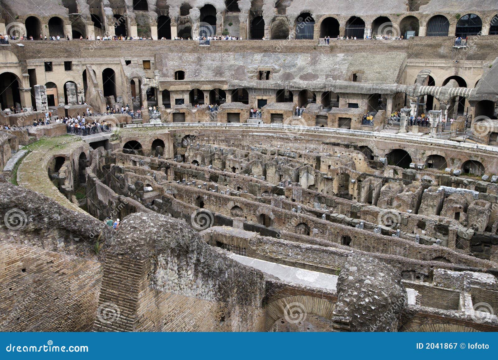 Roman Coliseum, Italy. stock image. Image of italy, architecture - 2041867
