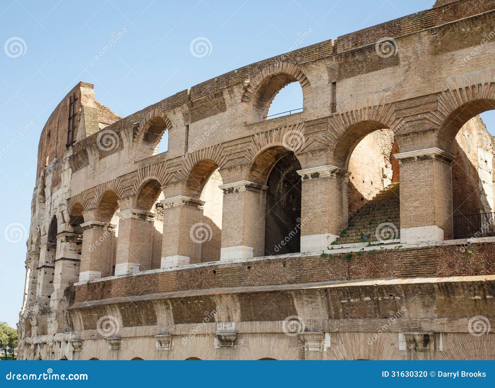 Roman Coliseum stock photo. Image of roman, rome, arches - 31630320