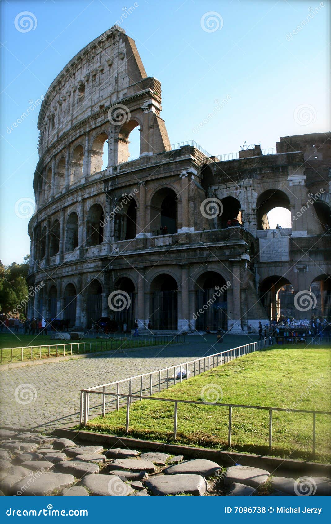 Roman Colosseum stock photo. Image of rome, italy, architecture - 7096738