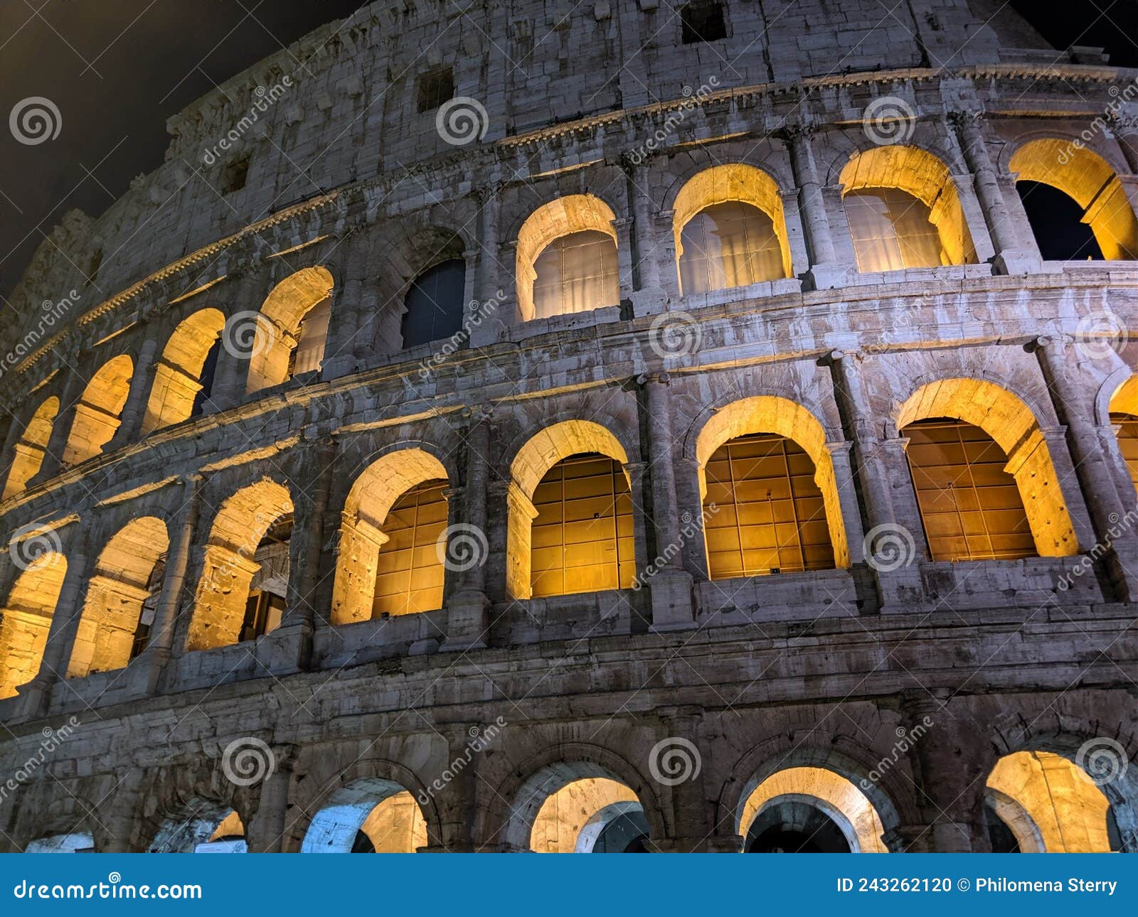 Roman colosseum stock photo. Image of bridge, arch, colosseum - 243262120