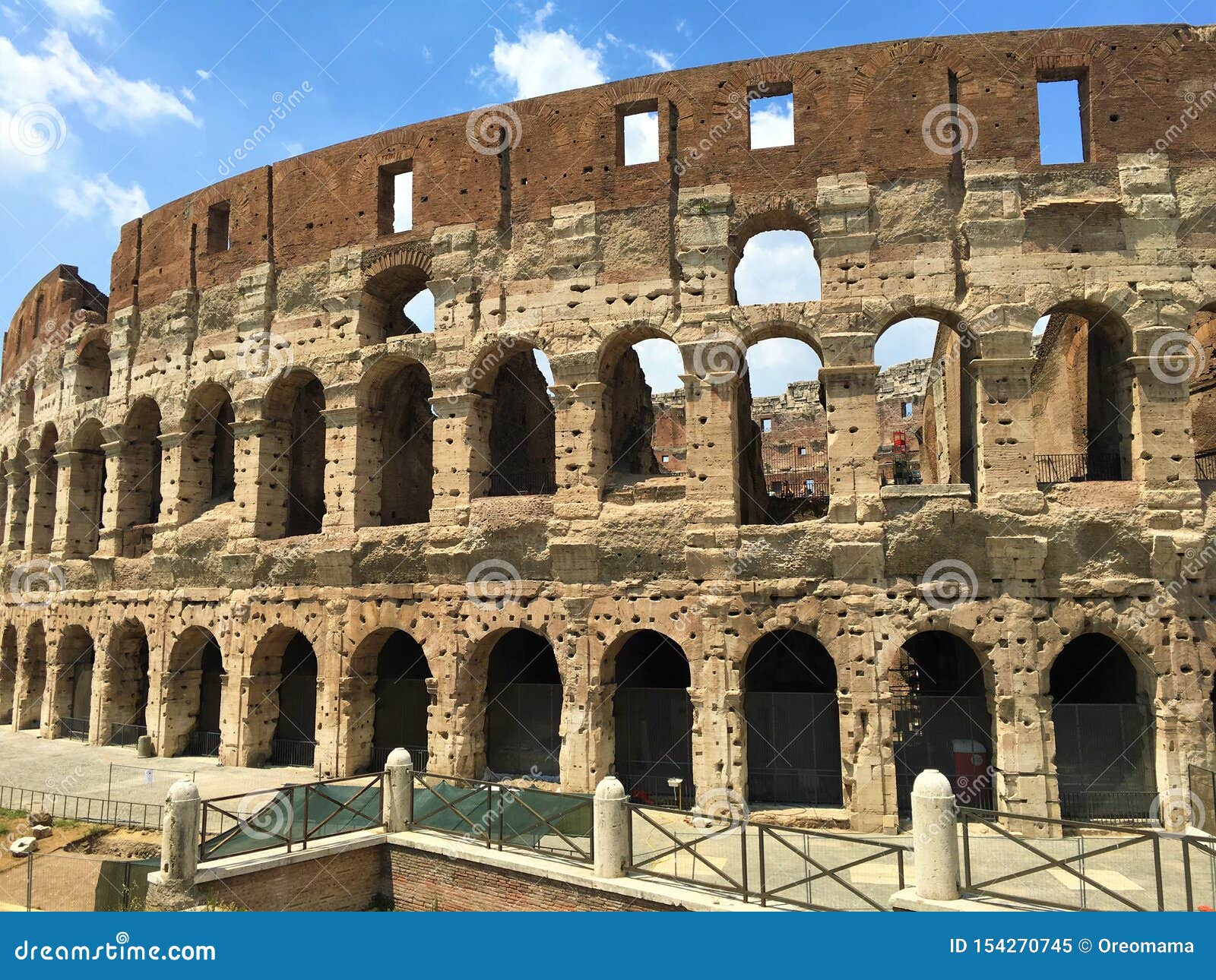 The Roman Colosseum stock image. Image of landmark, roman - 154270745