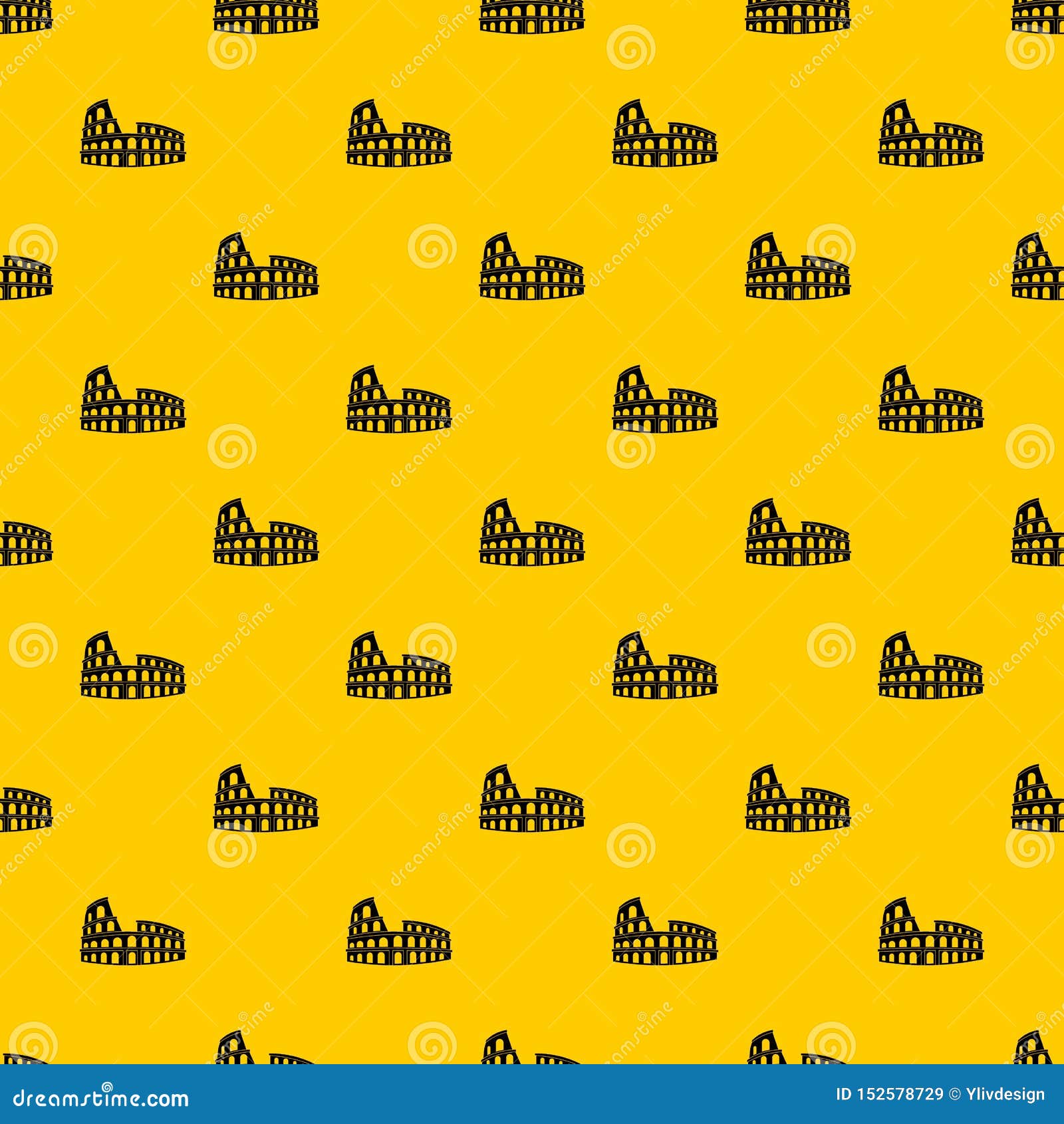 Roman Colosseum Pattern Vector Stock Vector - Illustration of forum ...