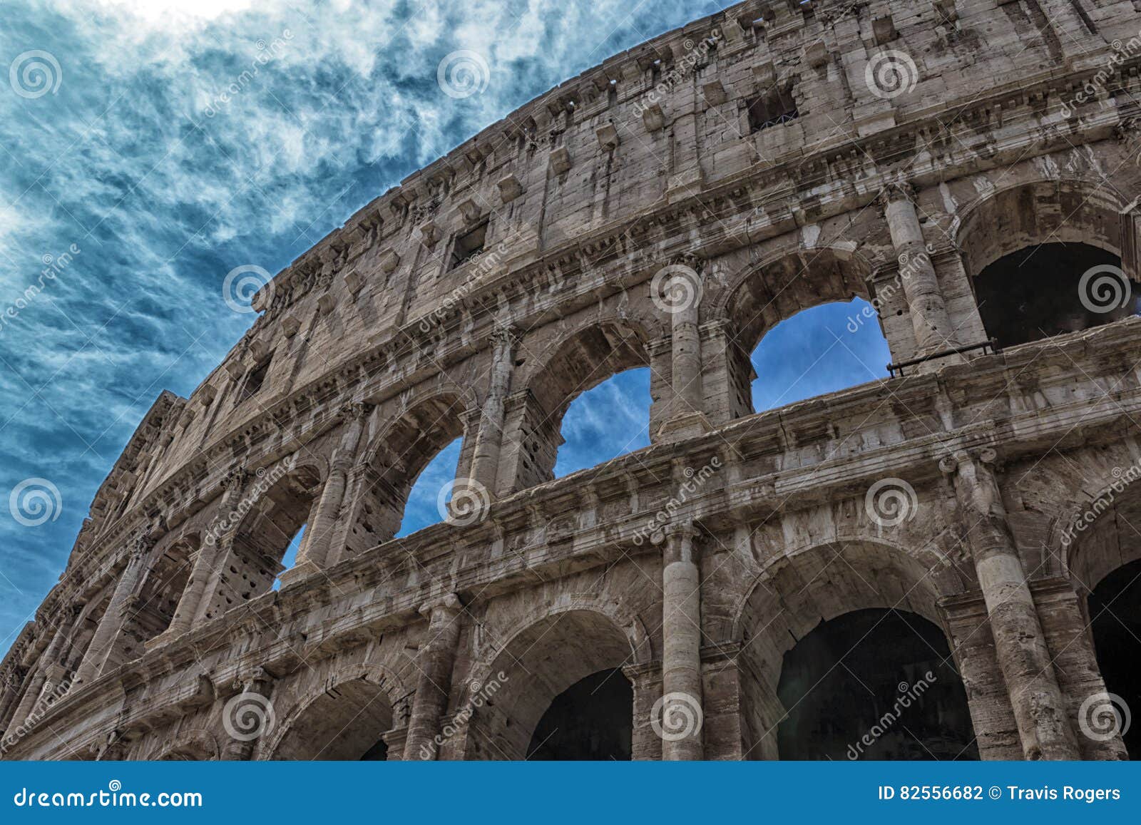 Roman Colosseum stock photo. Image of details, gate, base - 82556682