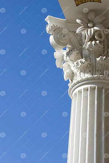 Roman column stock image. Image of temple, classic, blue - 11989511
