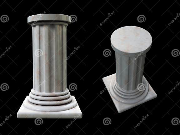 Roman Column stock illustration. Illustration of marble - 15161789