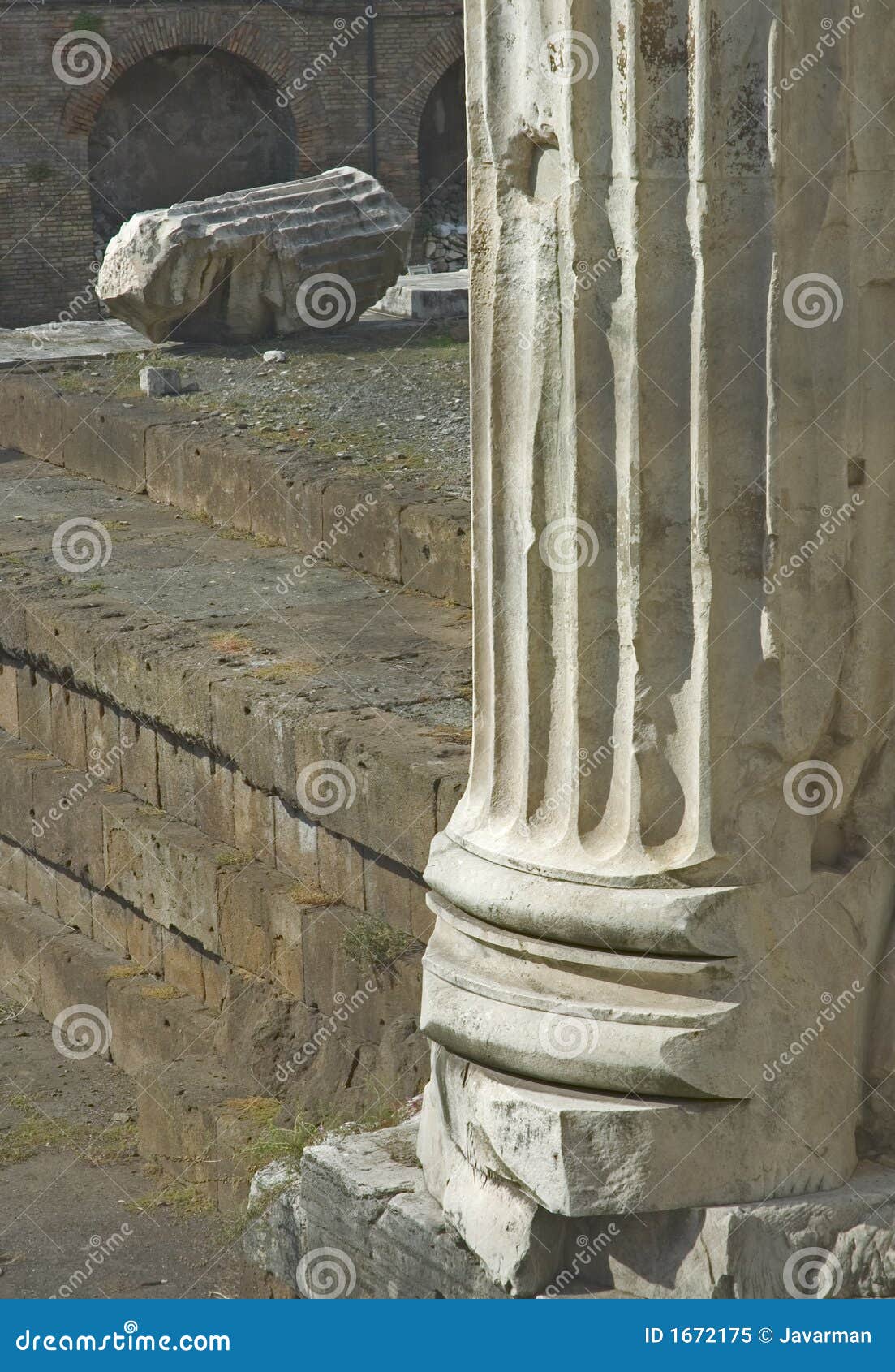 Roman column stock image. Image of court, columns, rome - 1672175