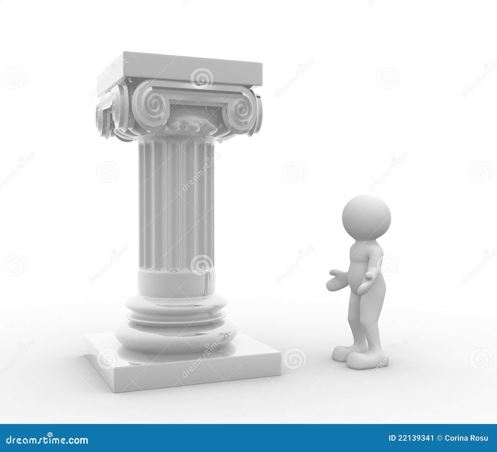 Roman Column Royalty-Free Cartoon | CartoonDealer.com #23881466