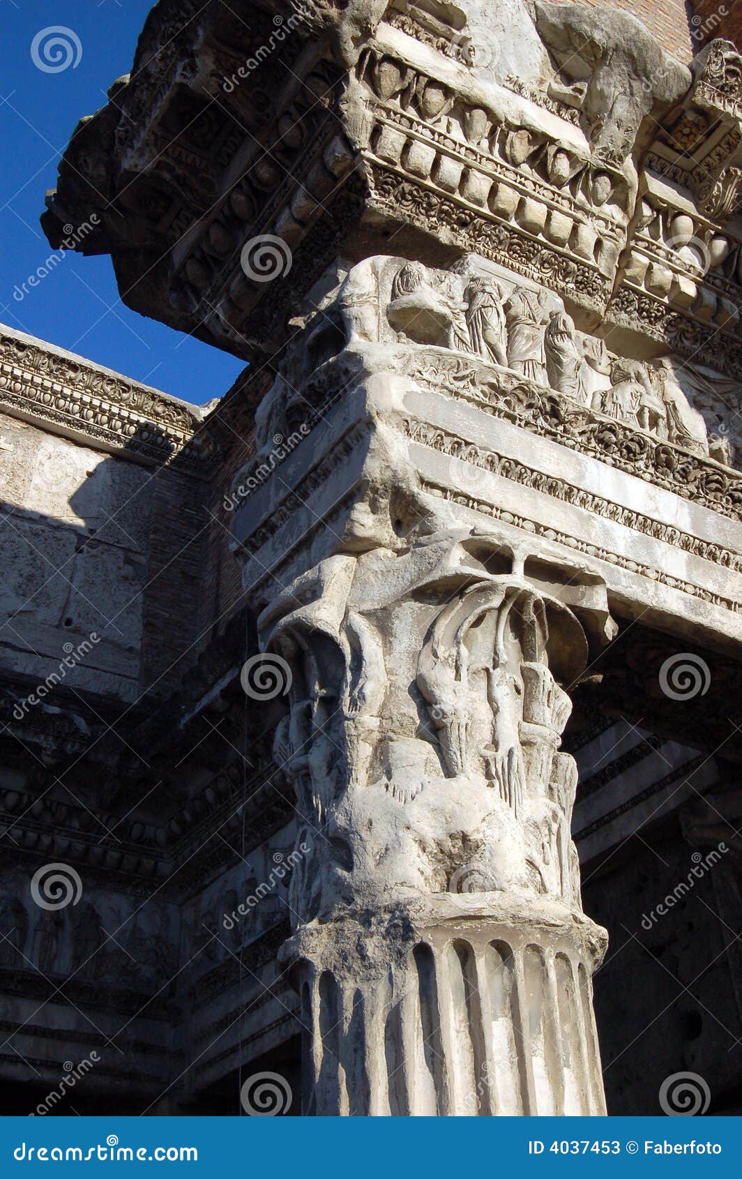 Roman Column stock image. Image of oval, capitol, culture - 4037453