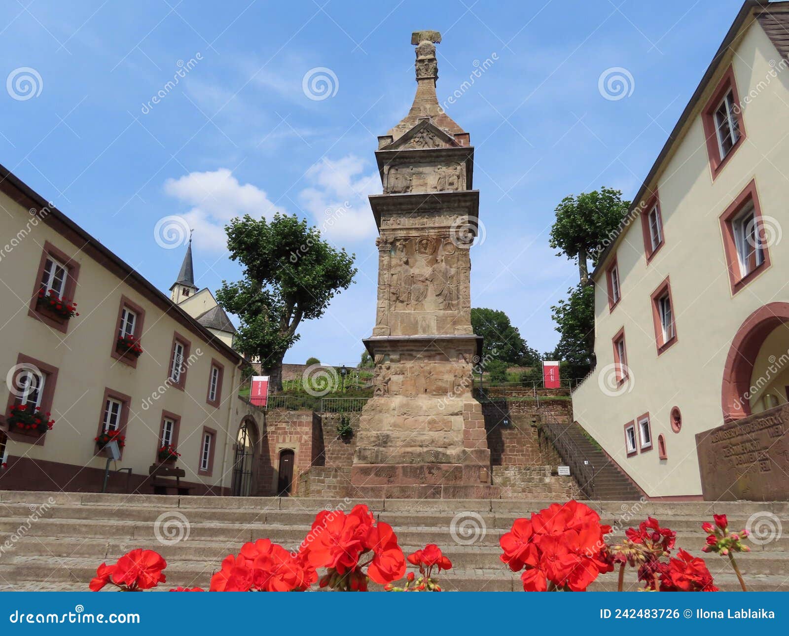 Roman column in Igel editorial photo. Image of landmark - 242483726