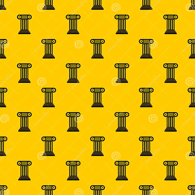 Roman Column Pattern Vector Stock Vector - Illustration of abstract ...