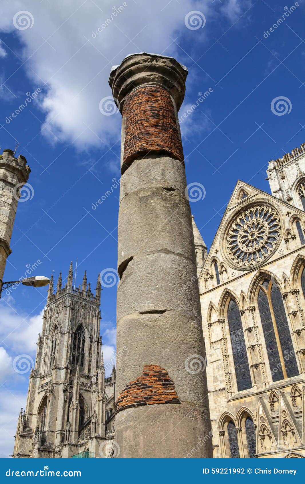 Roman Column in York stock photo. Image of english, england - 59221992