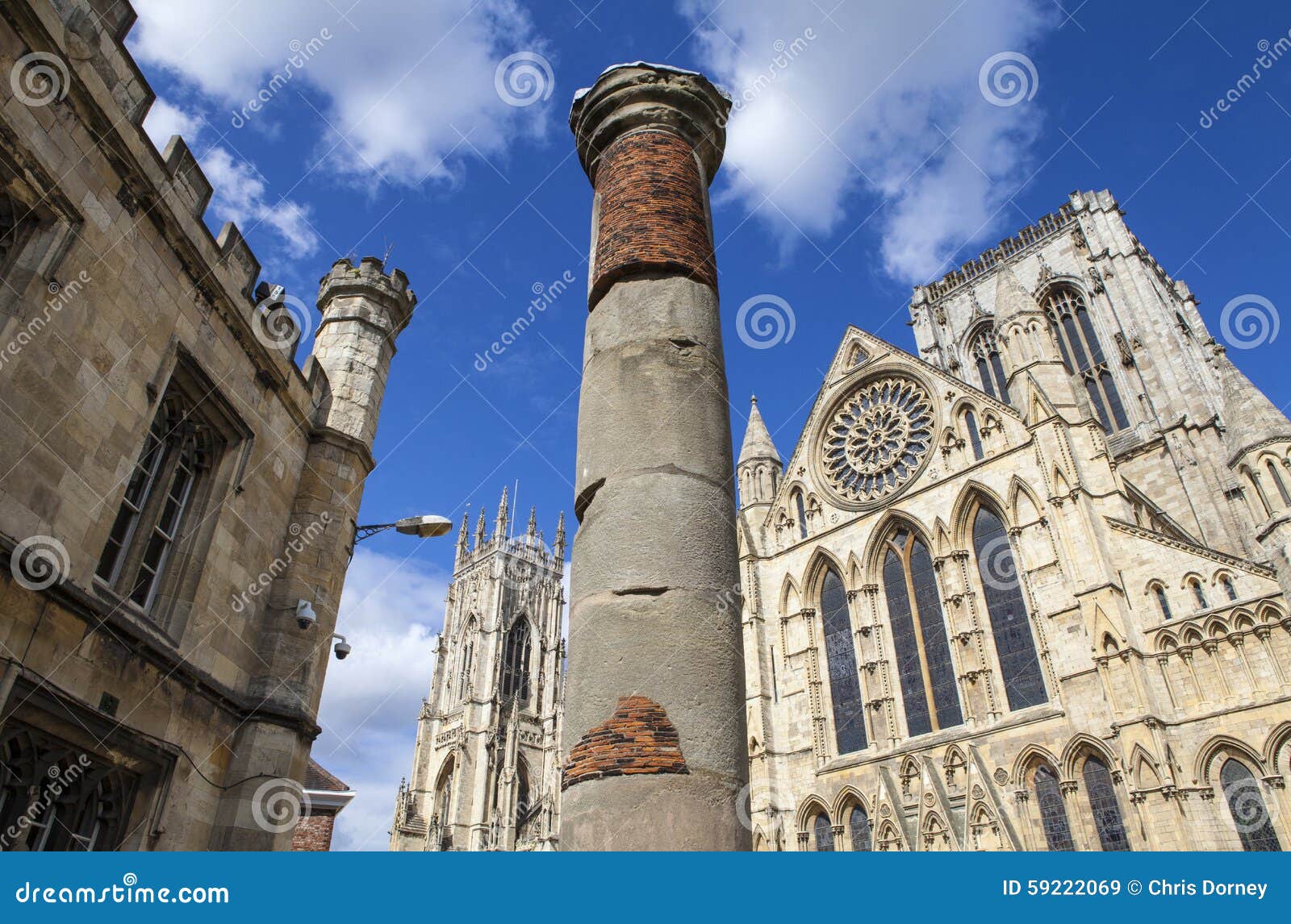 Roman Column in York stock image. Image of fortress, column - 59222069