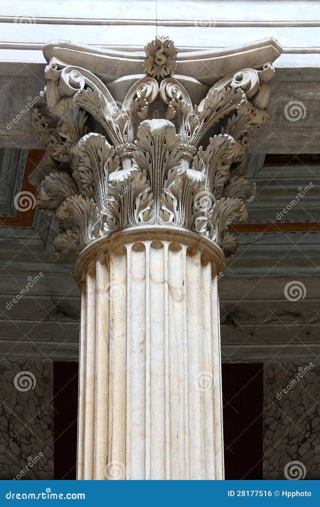 Roman columns stock photo. Image of nave, medieval, relief - 28177516