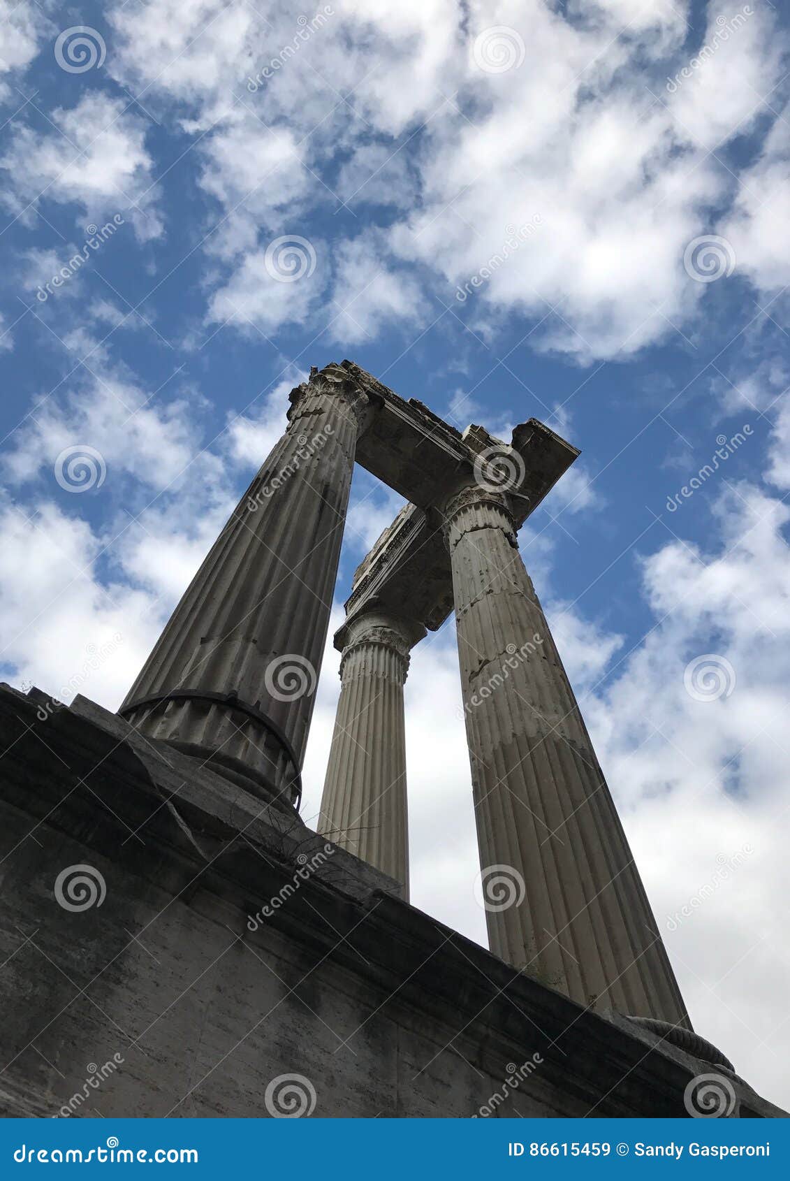 Roman columns1 stock image. Image of building, majestic - 86615459
