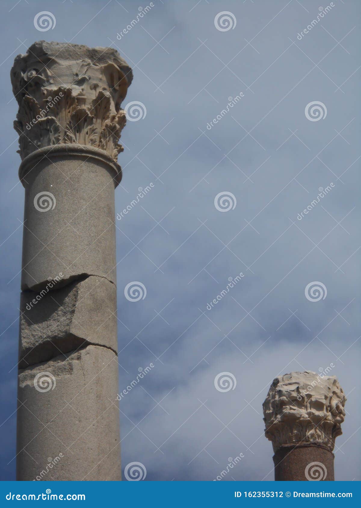 Roman columns stock photo. Image of carthage, columns - 162355312