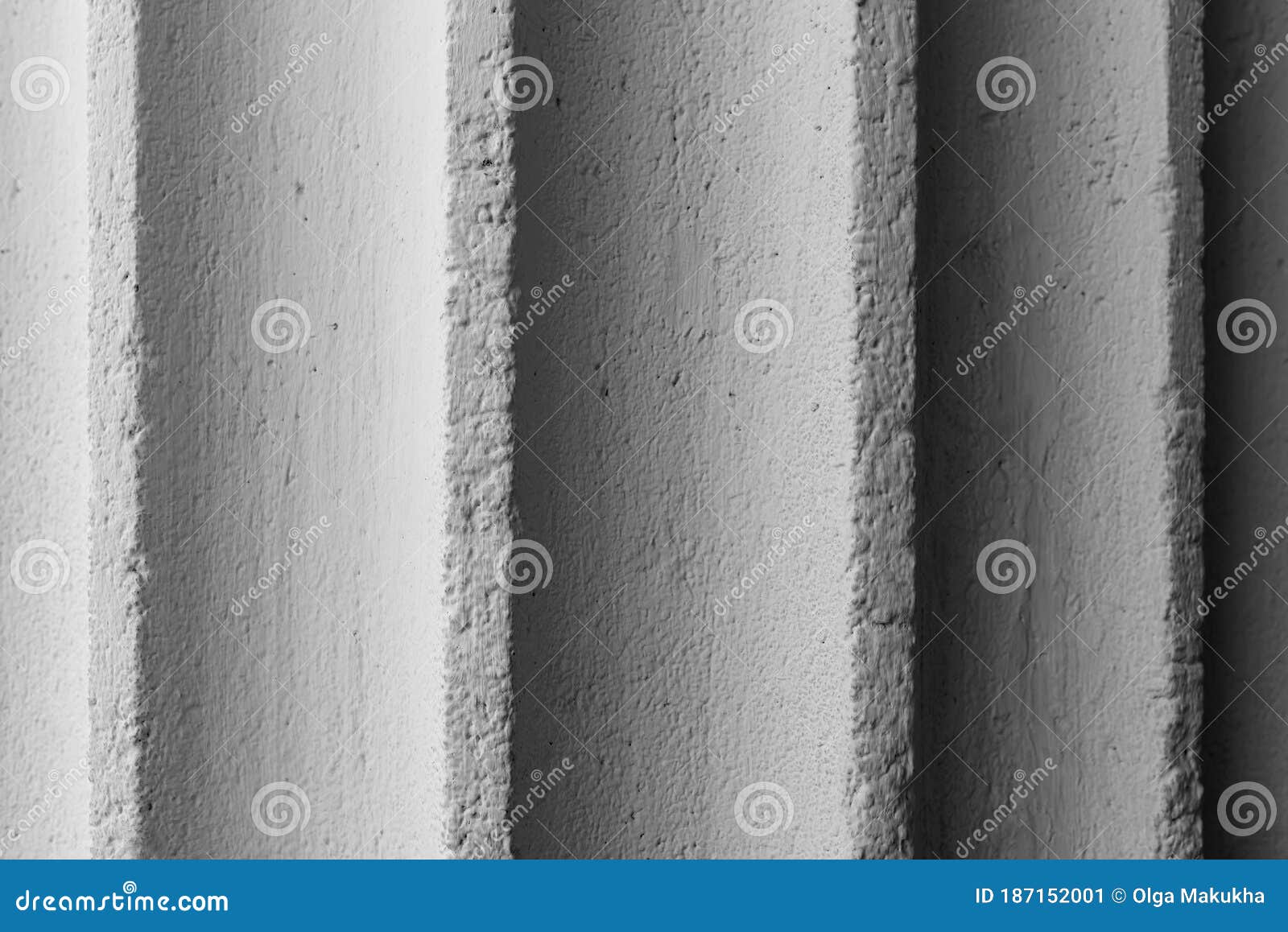 Roman Columns of the Building are Gray, Gray Gradient, Perspective ...