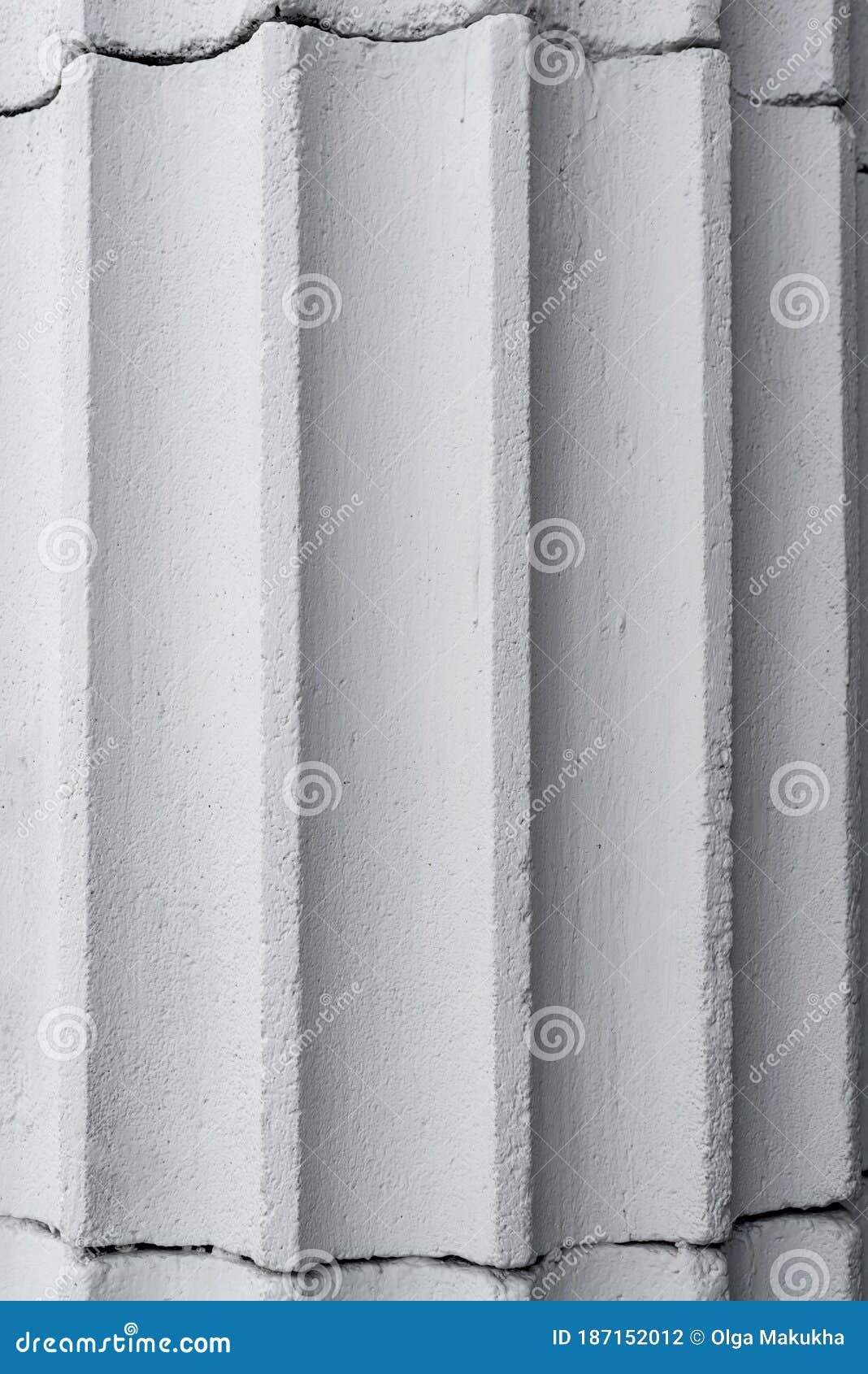 Roman Columns of the Building are Gray, Gray Gradient, Perspective ...