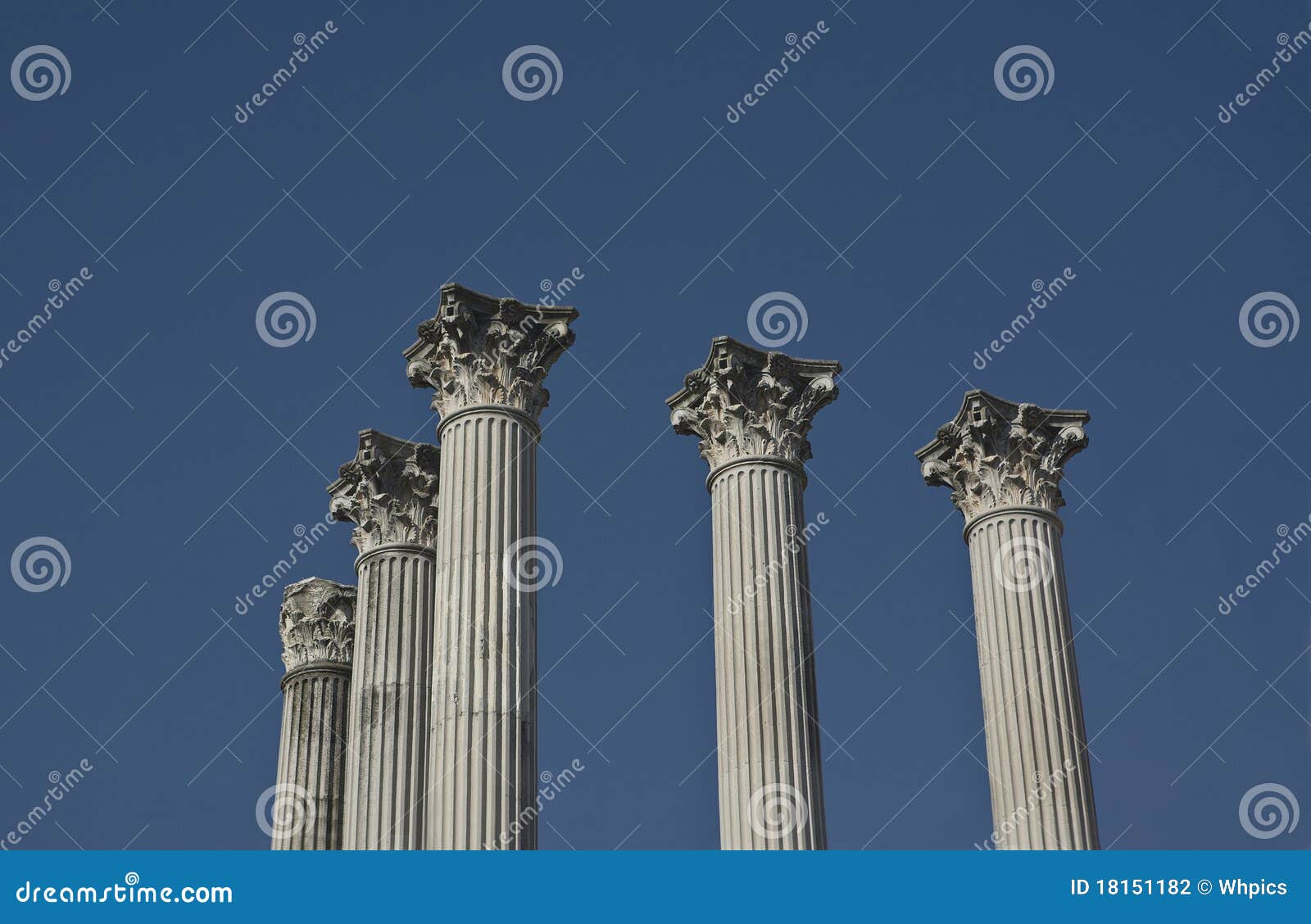 Roman Columns of the Temple of Cordoba Stock Photo - Image of monuments ...